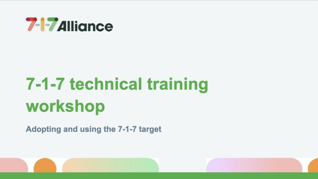 7-1-7 technical training package - 7-1-7 Alliance